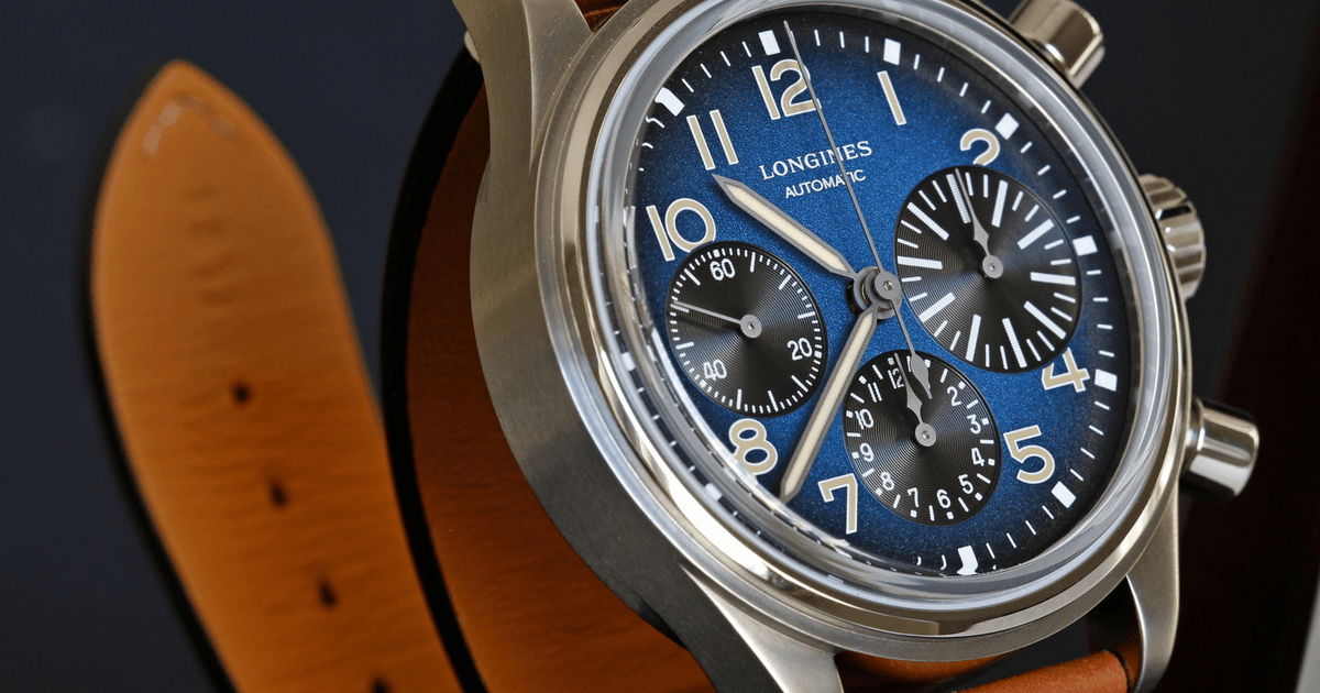 The LONGINES Avigation BigEye Titanium & Blue Dial | Průvodce ...